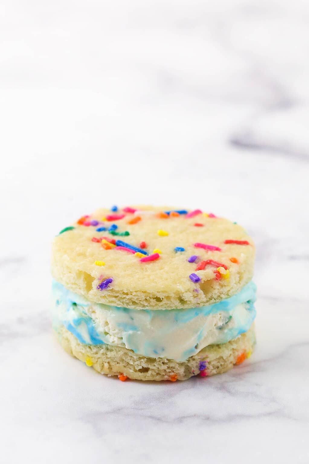 Easy Cake Batter Ice Cream Sandwiches Life Love And Sugar